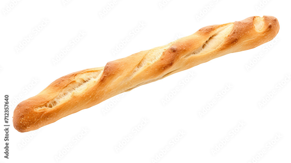 Crispy Baked Breadstick Crust Snack on a transparent background Stock ...