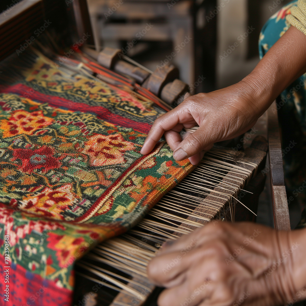 tradition of Indian Patola weaving Stock Illustration | Adobe Stock
