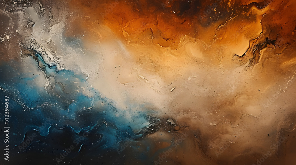 Rich texture, sand and paint, art and nature design, artistic modern ...