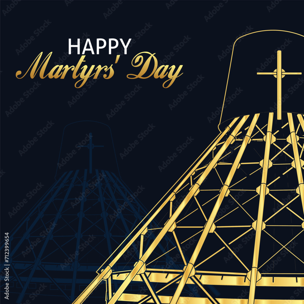 Celebrate Uganda Martyrs Day with an editable vector template of the ...