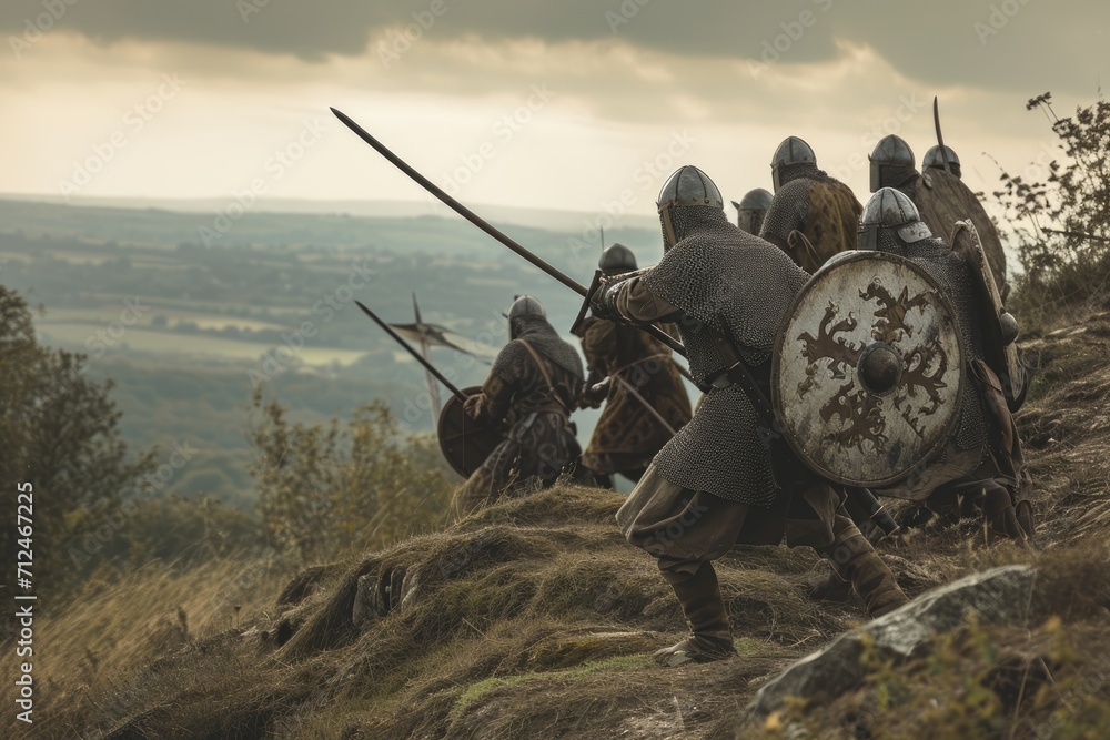 Norman Victory: An Iconic Scene from the Battle of Hastings - William ...