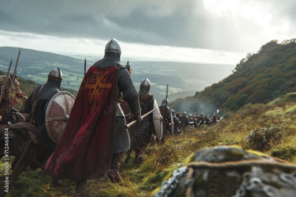 Norman Victory: An Iconic Scene from the Battle of Hastings - William ...