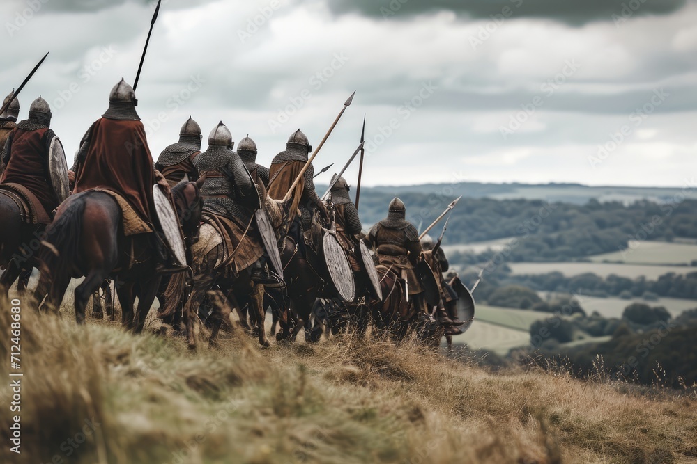 Norman Victory: An Iconic Scene from the Battle of Hastings - William ...