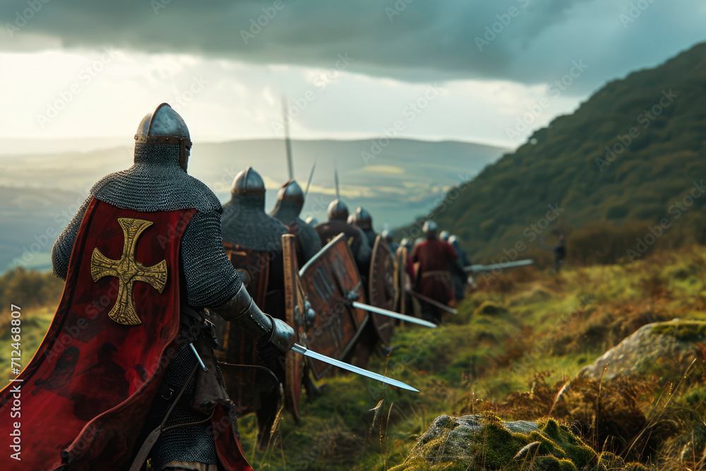 Norman Victory: An Iconic Scene from the Battle of Hastings - William ...