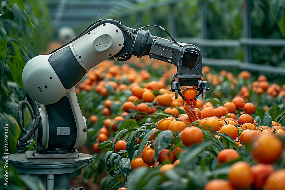 Robotic harvest Technology automates agriculture as a robot arm reaps ...
