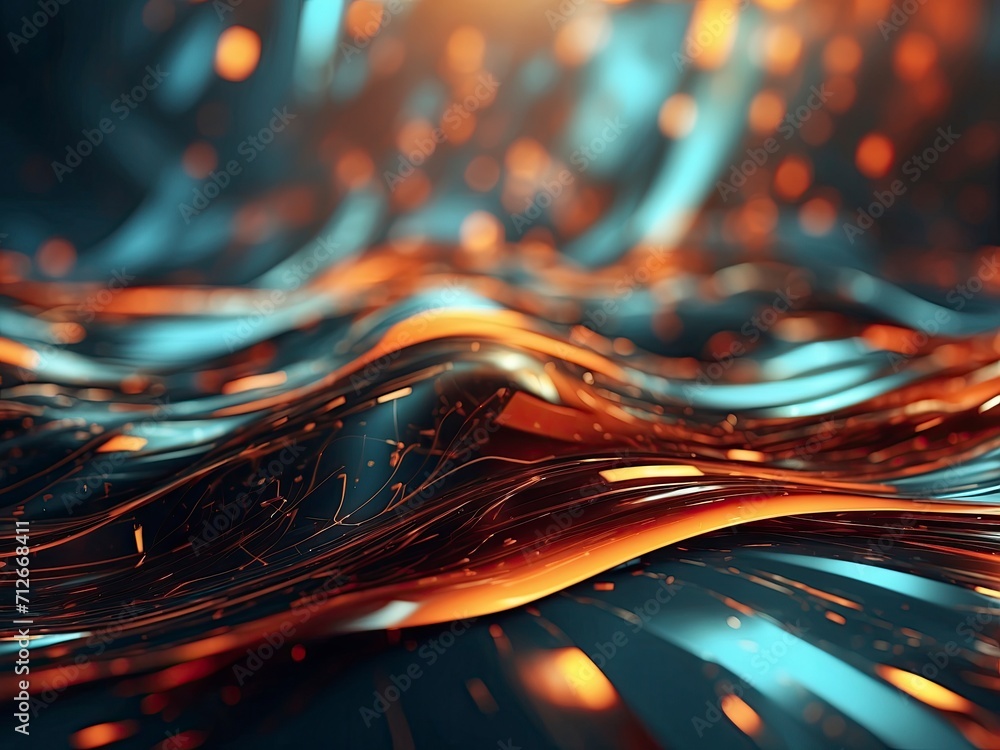 Digital technology abstract graphics poster web page PPT background ...