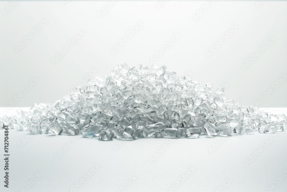 Transparent PVC granulate, recycled plastic granules, biodegradable ...