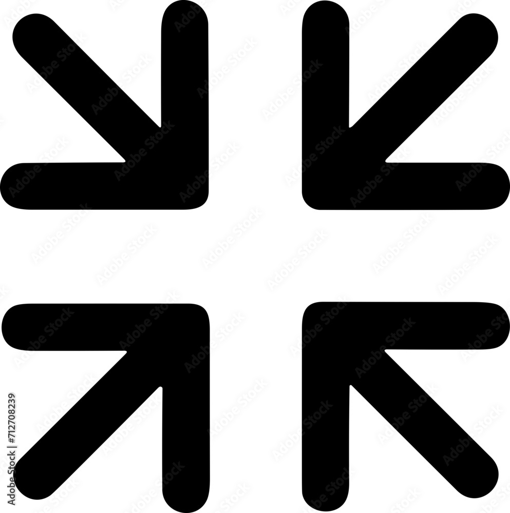 Vetor de Minimize or half screen button icon. half screen enter and ...