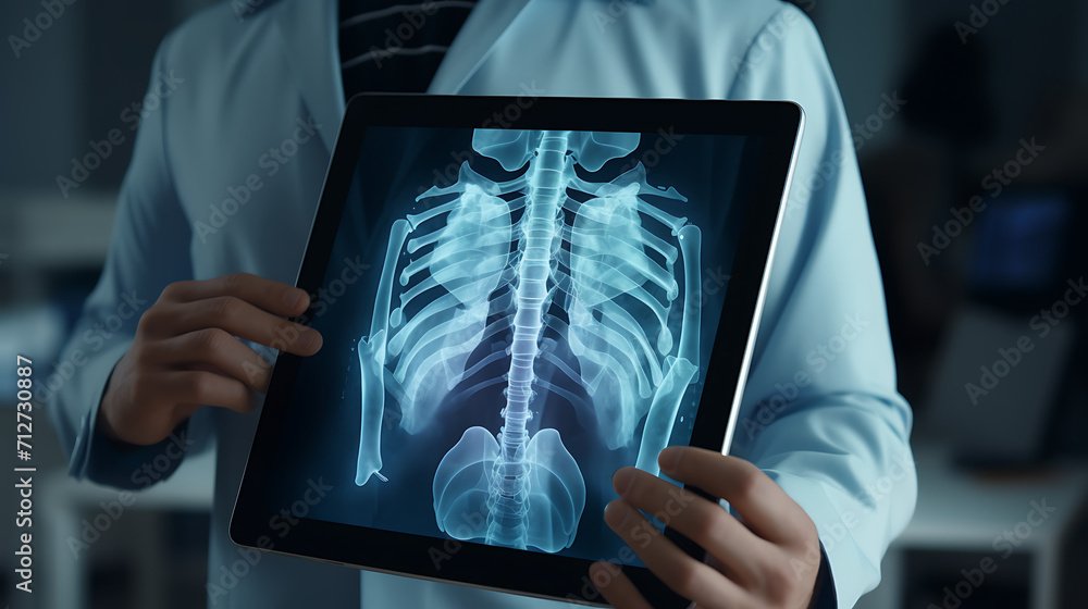 A medical professional utilizing a touch-screen interface to manipulate ... A medical professional utilizing a touch-screen interface to manipulate ...