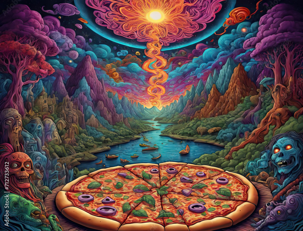 Psychedelic Ayahuasca Visions - Dramatic uncanny fantasy with haunting ...