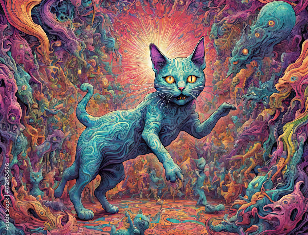 Psychedelic Dance - Intense, Frightening, and Vivid Optical Illusion ...