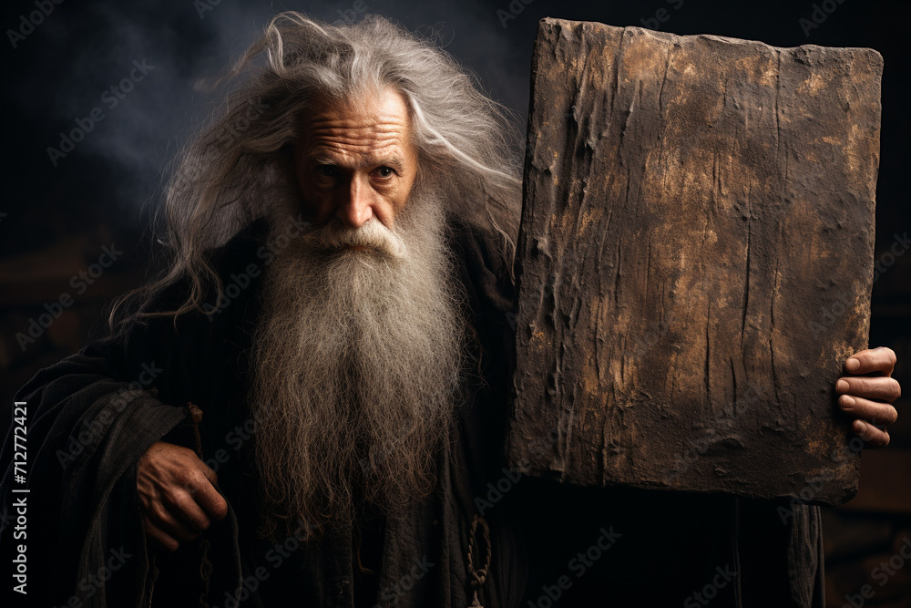 Moses and the 10 ten commandments, bible religion christianity moral ...