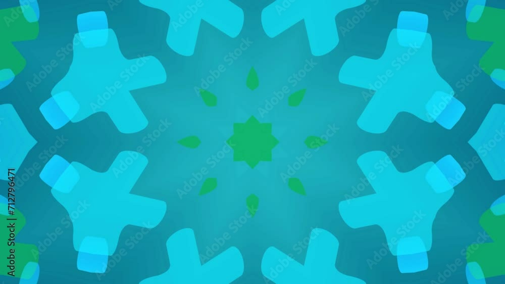 Vidéo Stock Colorful looped kaleidoscopic background for title credits ...