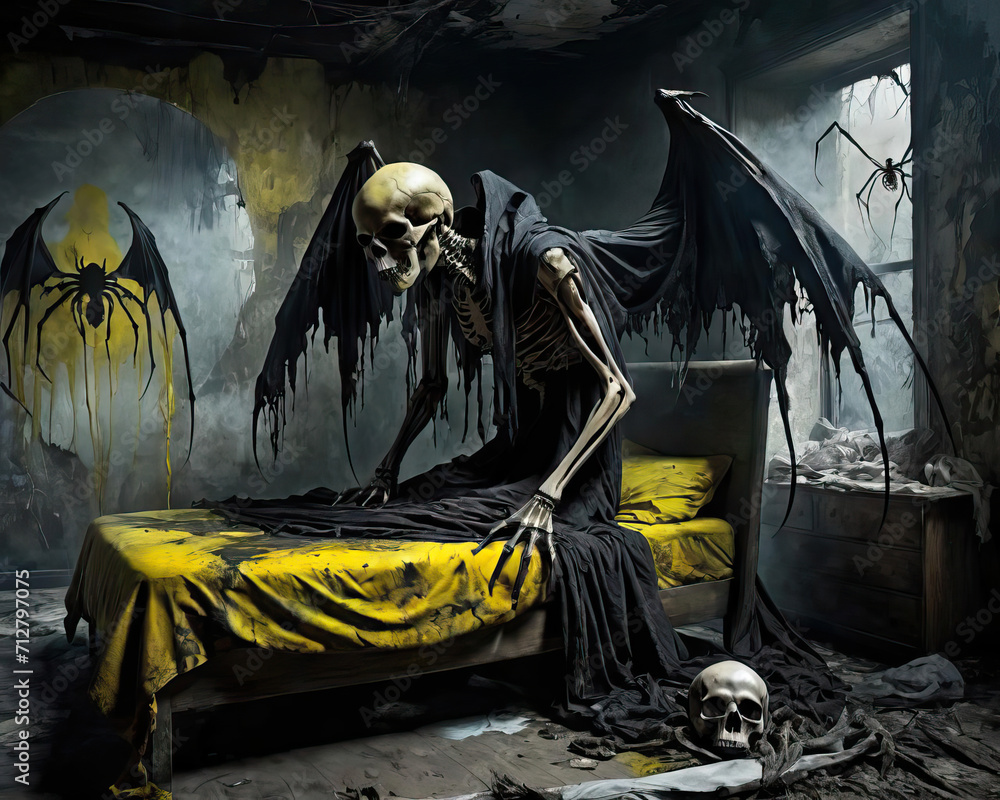 Nightmarish Surrealism - Terrifying children nightmares with winged ...