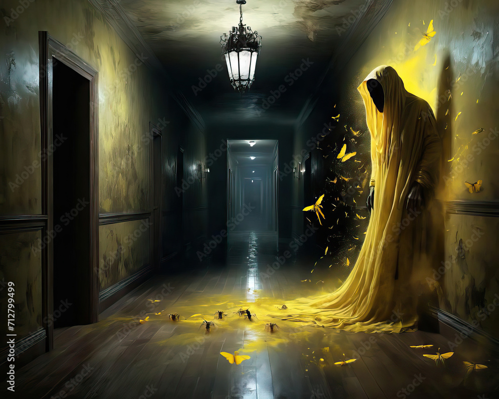 Terrifying Children Nightmares - Digital Painting of Ethereal Ghost and ...