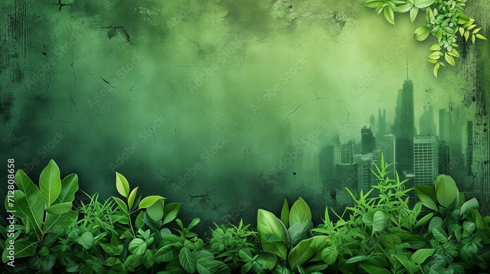 Cityscape in metropolis city center City of green community and fresh ...