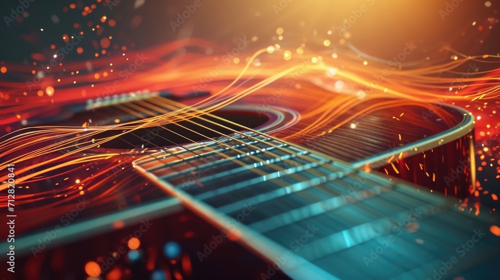 Vibrant trails of light illuminate the air leaving a trail of magic in ...