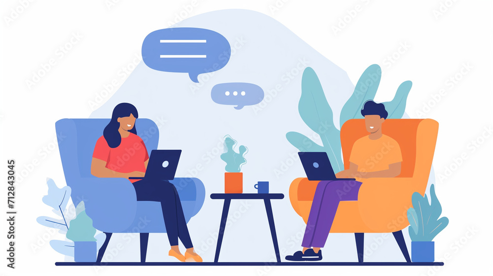 Virtual therapy sessions offering a safe and supportive environment for ...