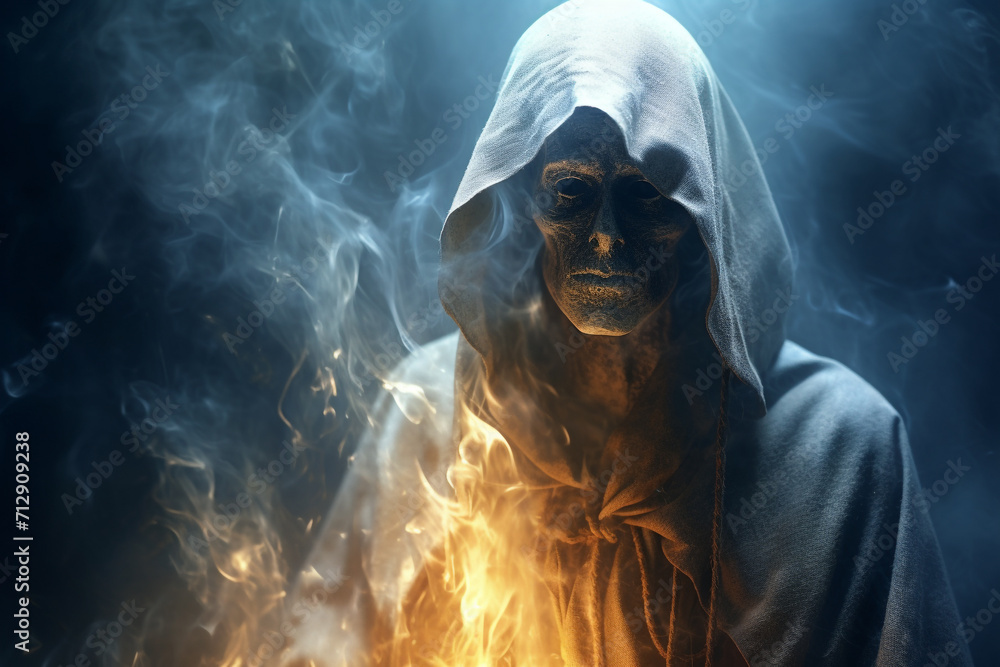 Culture and religion, states of mind, sci-fi and horror concept ...