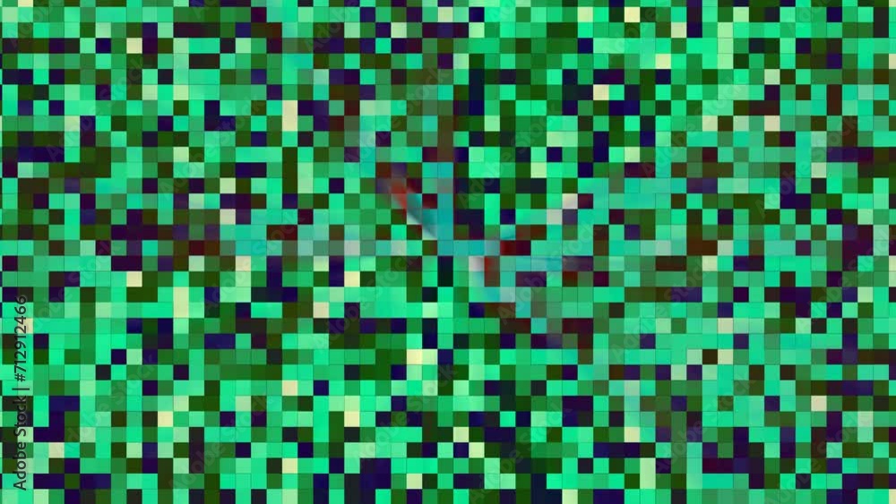 Mosaic Simple Moving Background. Hexagonal Slow Movement. moving blocks ...