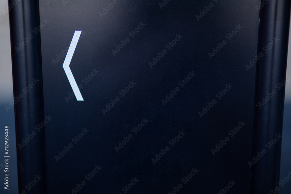 Black road signs and details Stock Photo | Adobe Stock