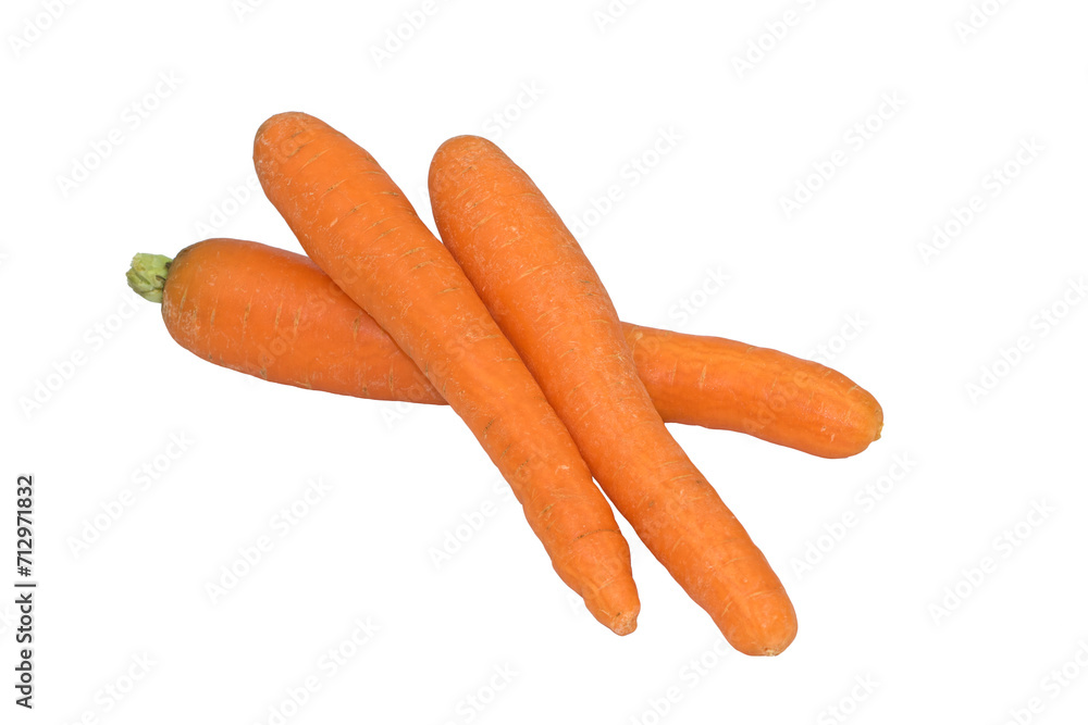 Carrot (Daucus carota subsp. sativus), is a root vegatable with its ...
