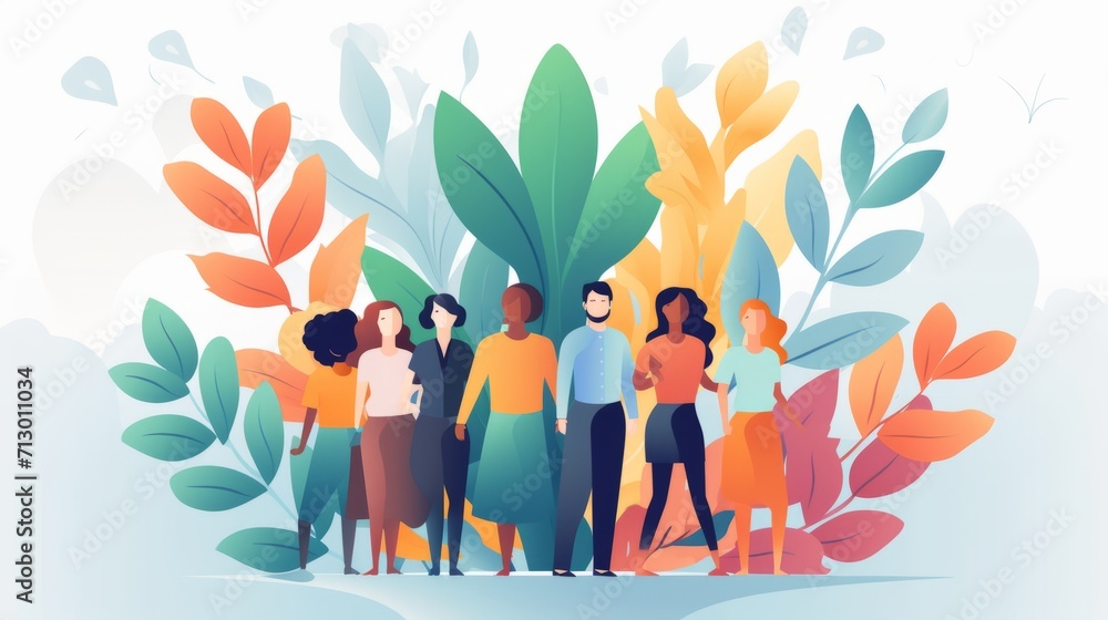 Empowering workplace diversity: team acceptance and unity concept with ...