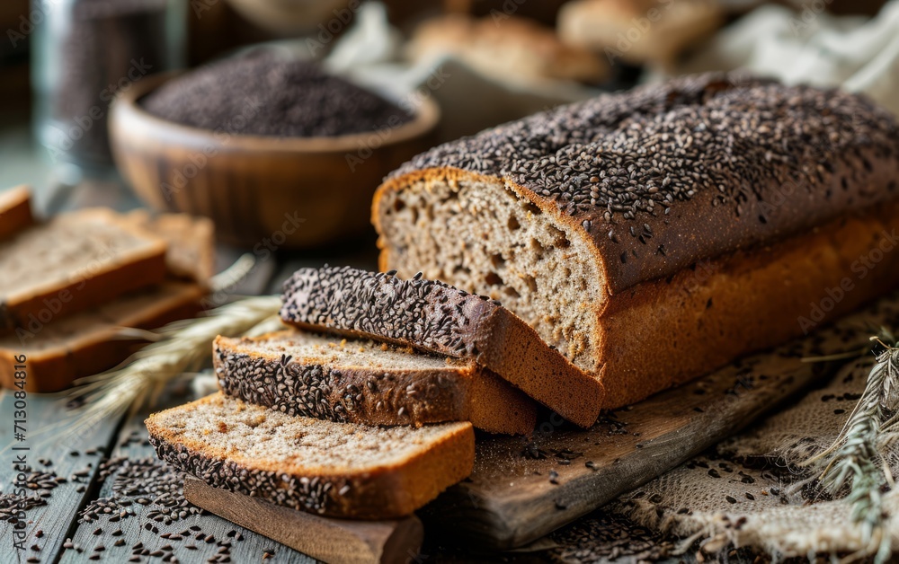 Black cumin seed bread or bakery items - showcasing the use of black ...