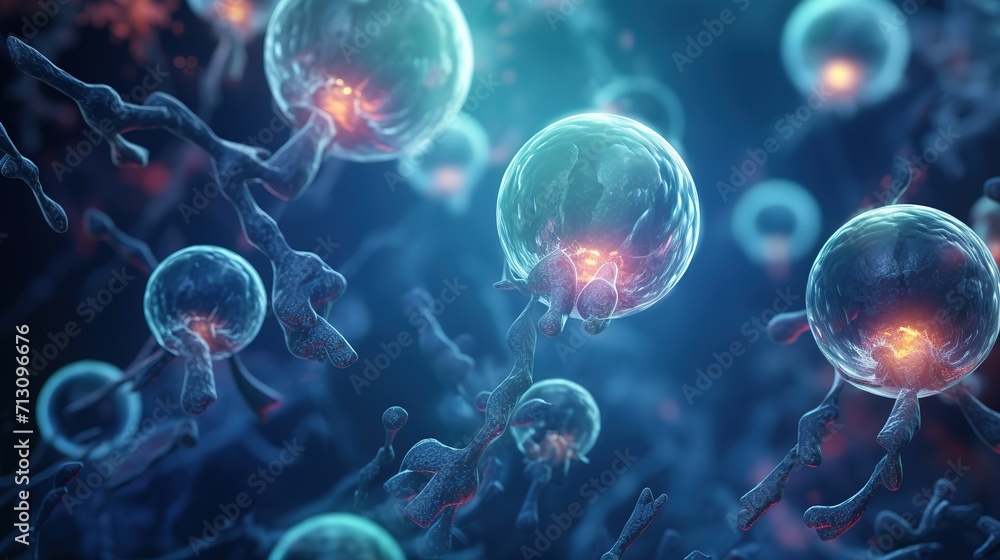 Dive into the intricate world of eukaryotic cells with this 3D ...