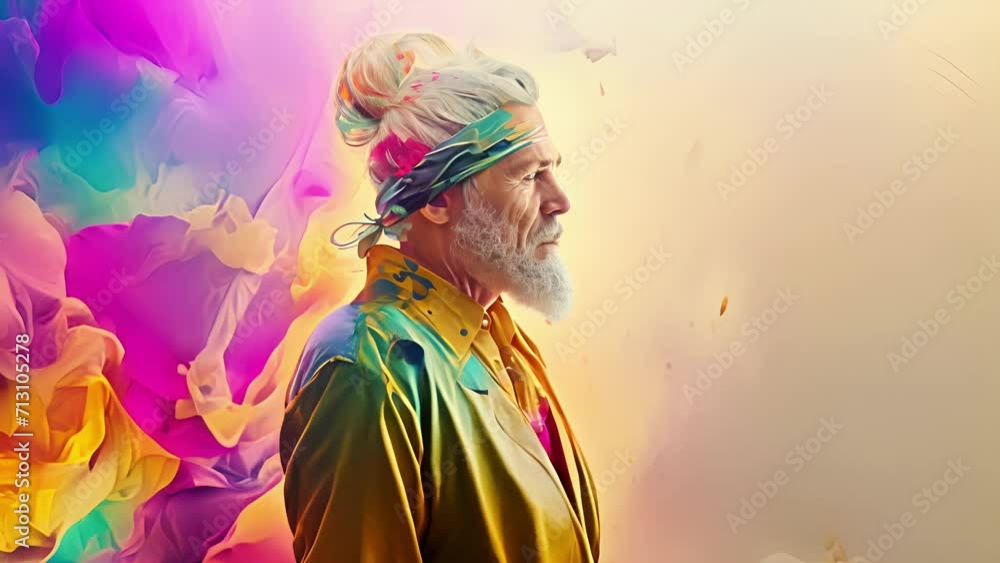 Cartoon digital avatars of Calligrapher An artistic avatar with a ...