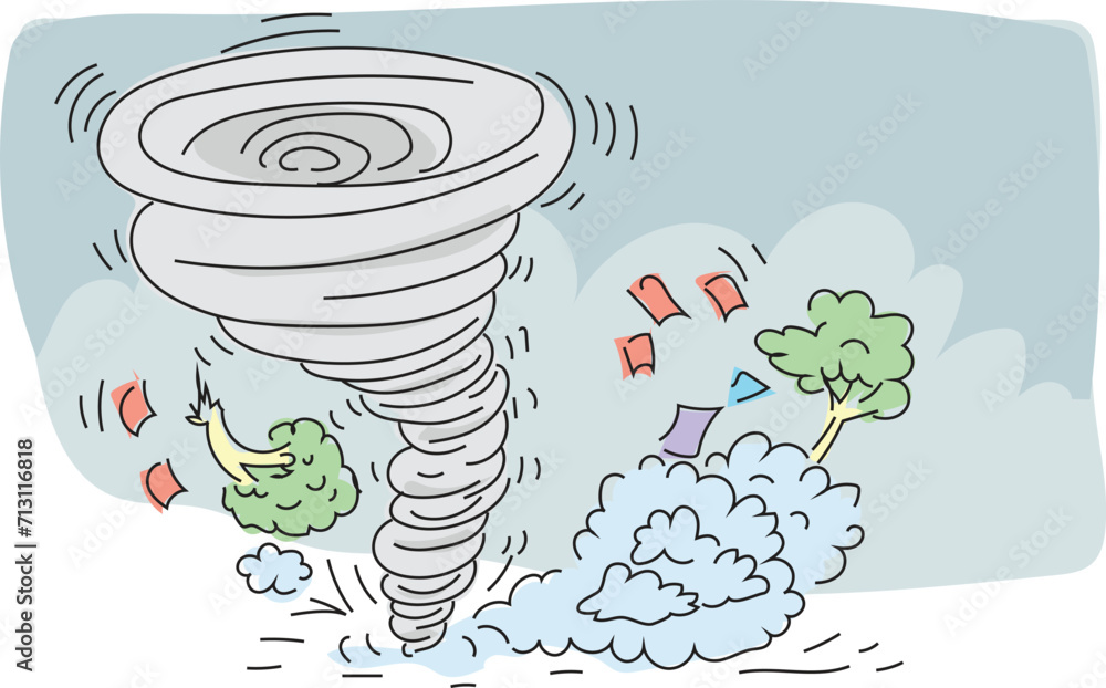 Poster Tornado disaster from natural disasters. – Wall Art | UkPosters