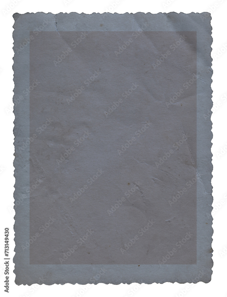 Retro photo paper isolated with frame. Old antique shabby sheet paper ...