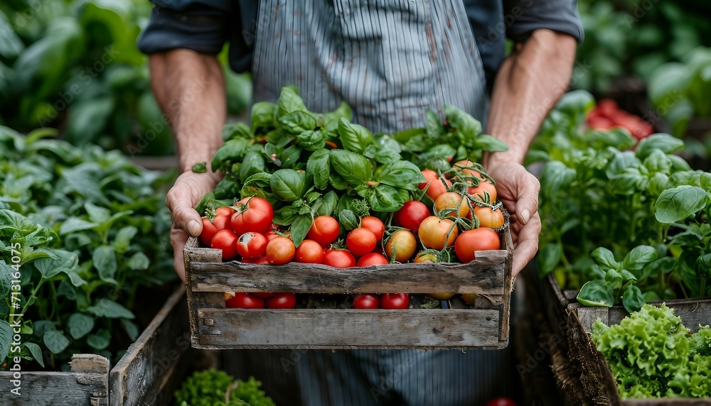 organic farm-to-table experience, highlighting the journey from farm to ...