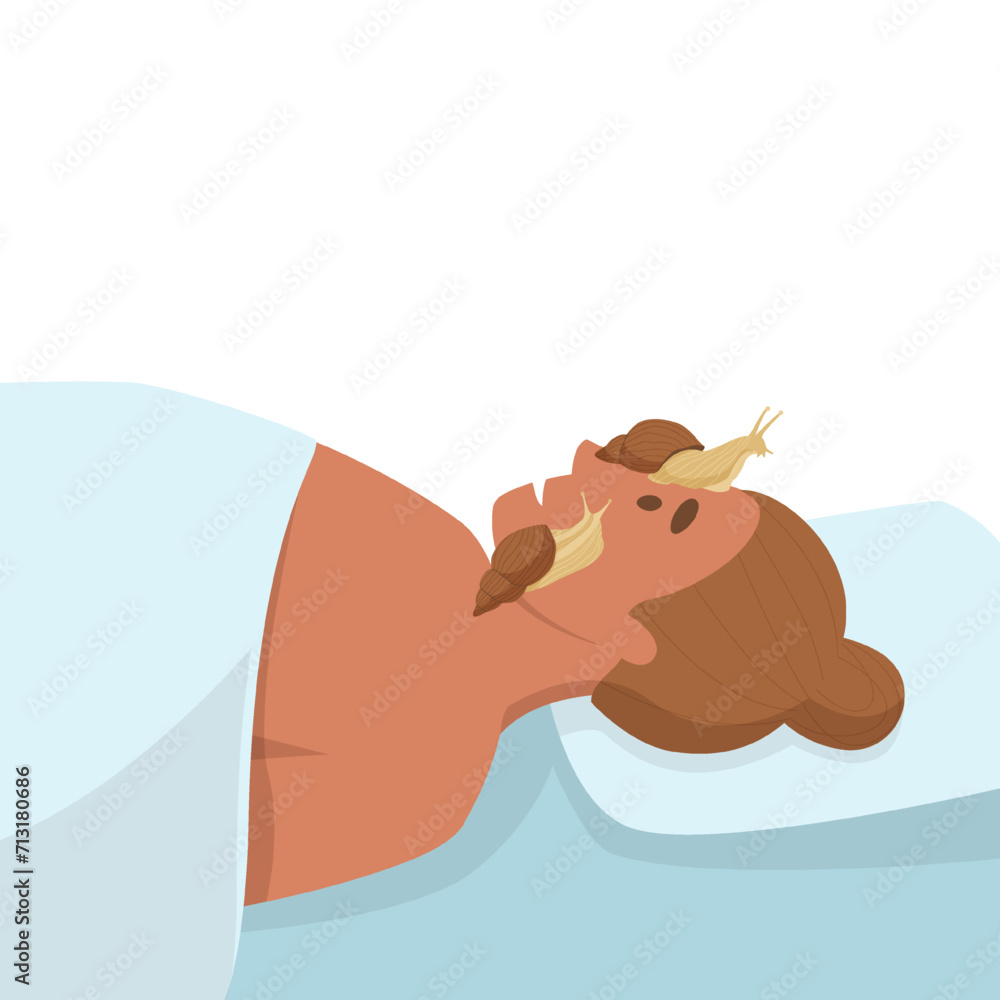 The cosmetic procedure is carried out using African Achatina snails ...