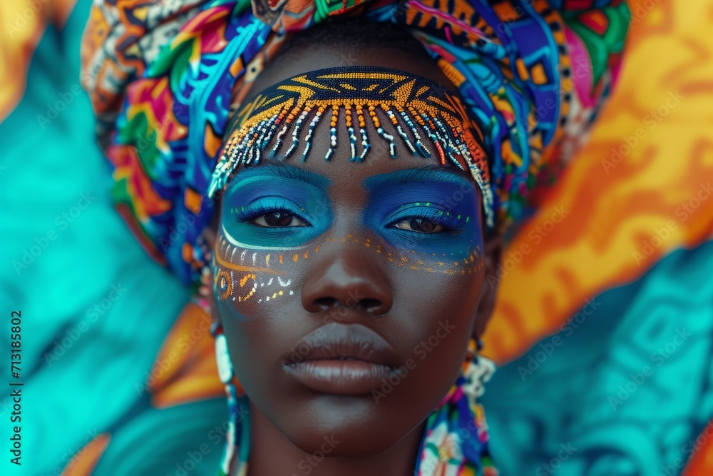 Tribal prints on vibrant color pallets bring a cultural and lively feel ...