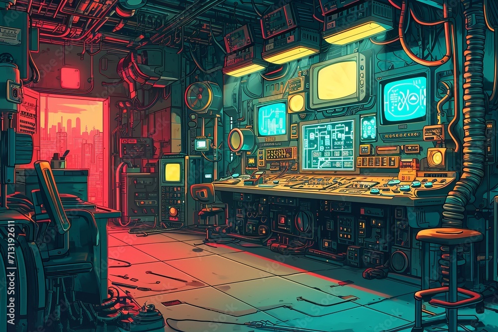 Immerse yourself in the world of tech-inspired humor with a comic ...