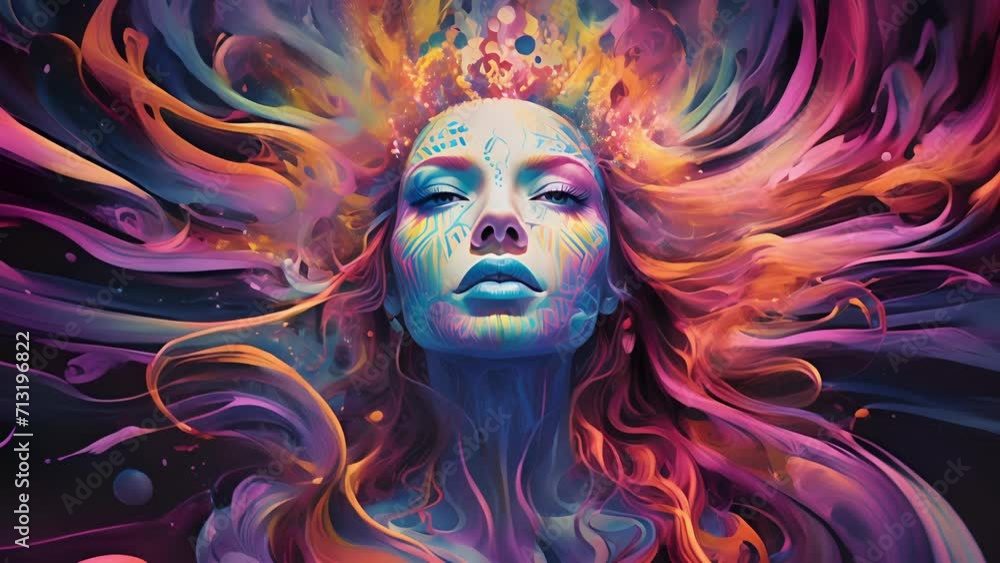 Immerse yourself in a symphony of psychedelic visuals, where vibrant ...