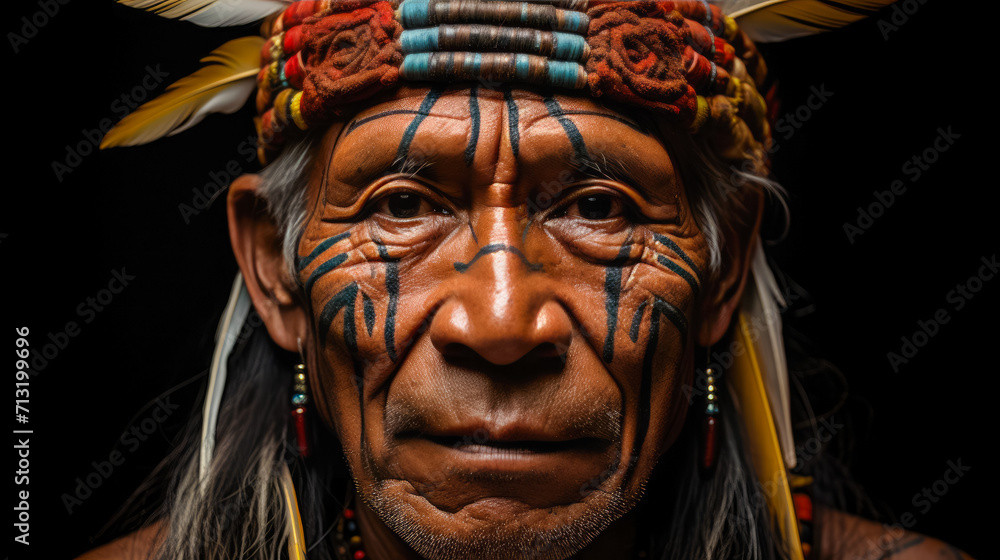 The portraits of indigenous tribes in the Amazon rainforest capture ...