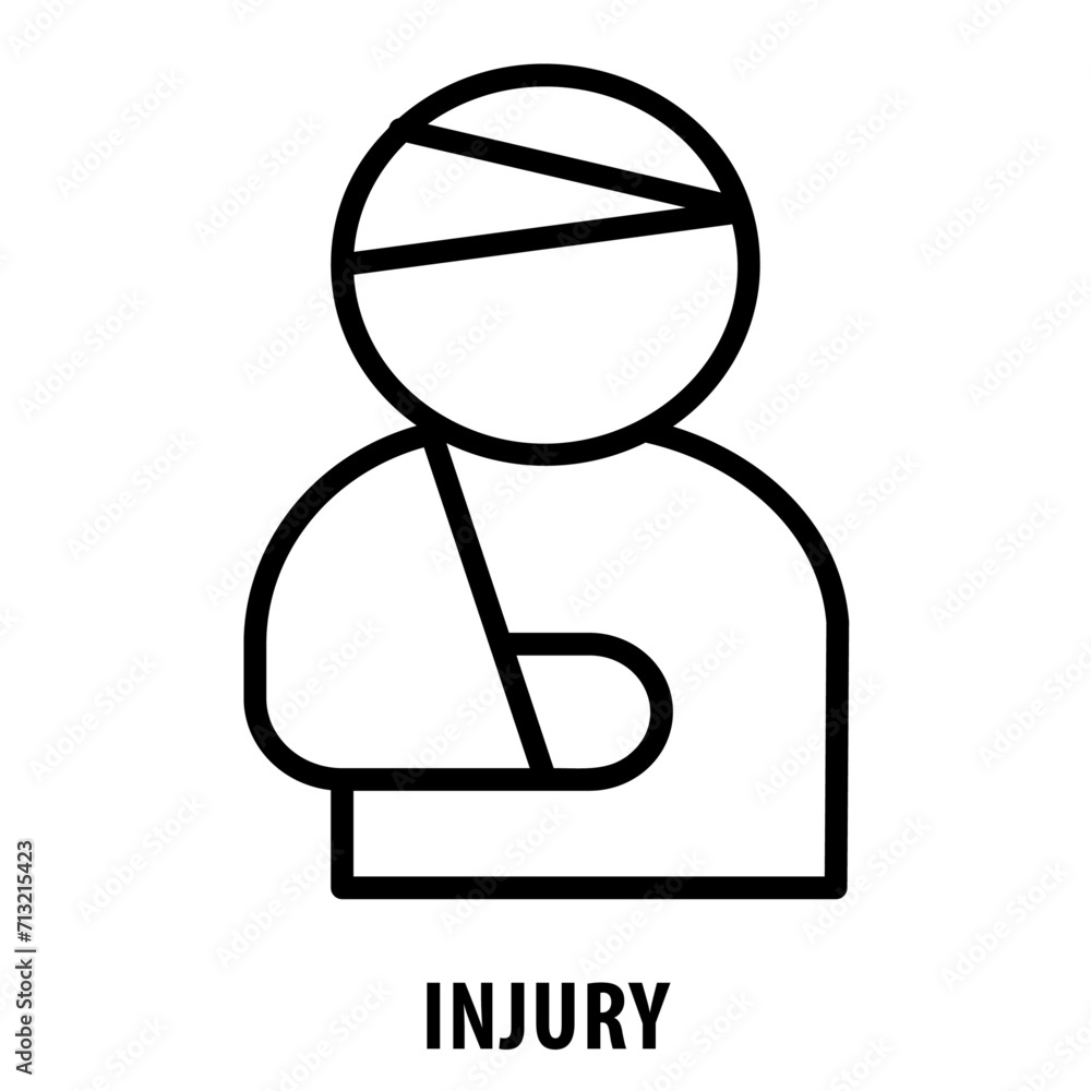 Injury, icon, Injury, Harm, Damage, Wound, Injury Icon, Physical Harm ...