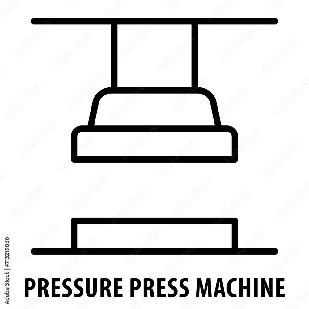 Pressure Press Machine, icon, Pressure Press Machine, Press Machine, Pressure Machine, Pressure ...