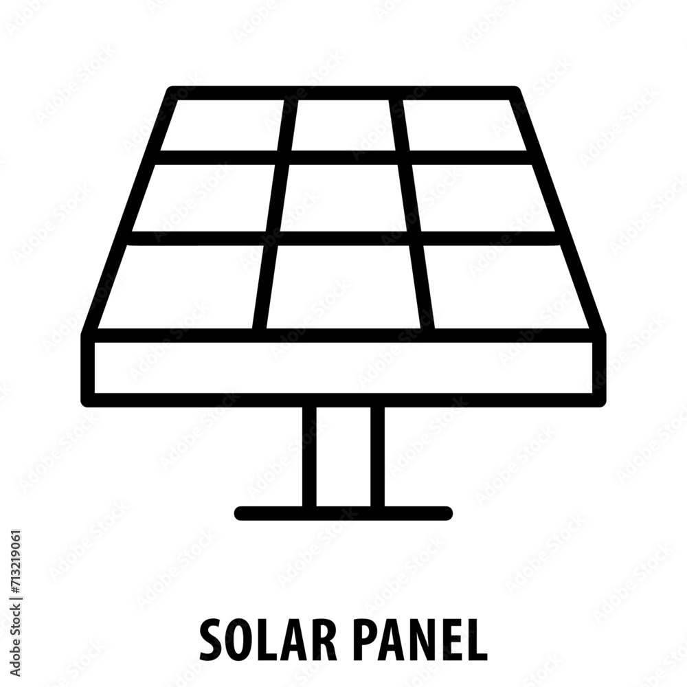 Solar panel, icon, Solar Panel, Solar Power, Solar Panel Icon ...