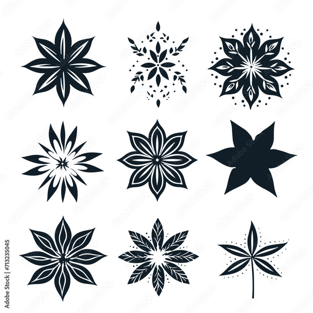 flower vector, flower silhouette, flower svg, flower png, herb png ...
