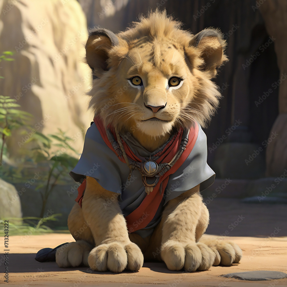 Masai Lion Studio Ghibli-Inspired Animation Character Sheet AI ...
