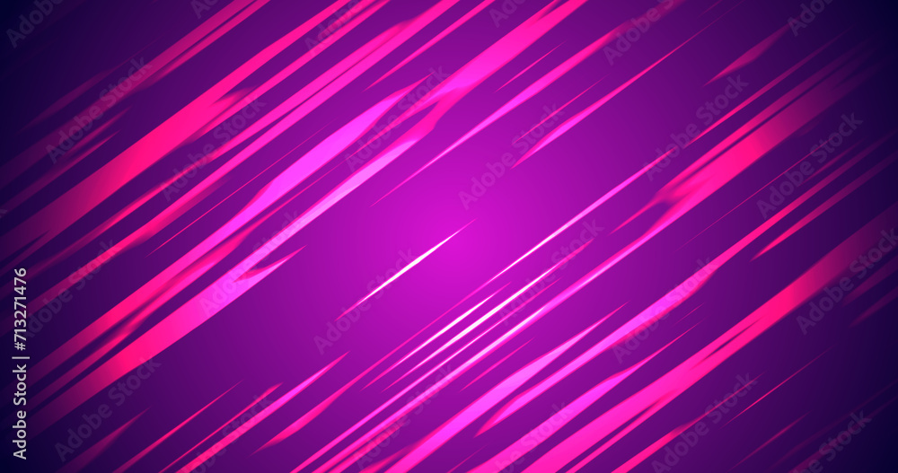 Anime Manga style speed lines animation. High-speed flying diagonally ...