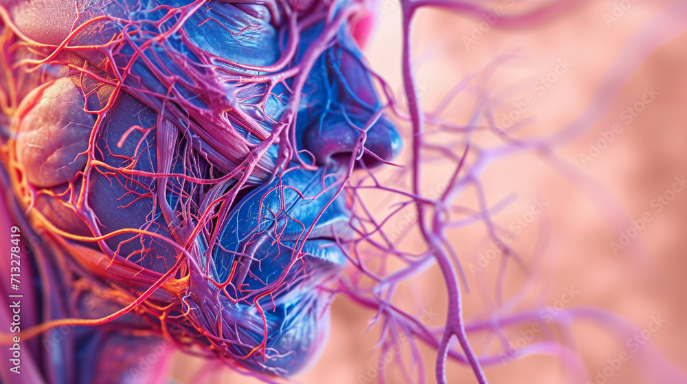 A dynamic visual representation of lymphatic vessels integrated into an ...