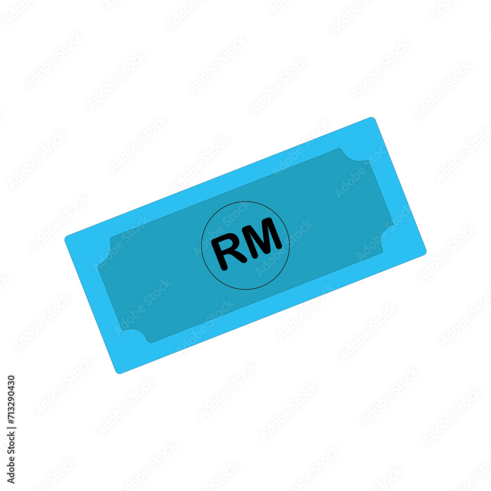 Malaysia Currency Symbol, Malaysian Ringgit Icon, MYR Sign. Banknote ...