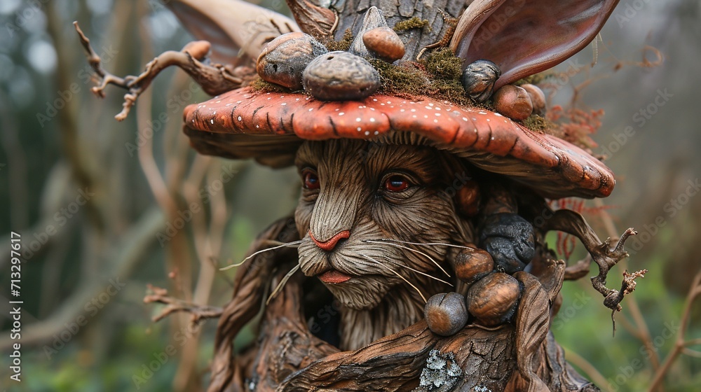Fantasia Fusion: Fantasy Rabbit Hat, Mushroom Tree Hybrid, Monster ...