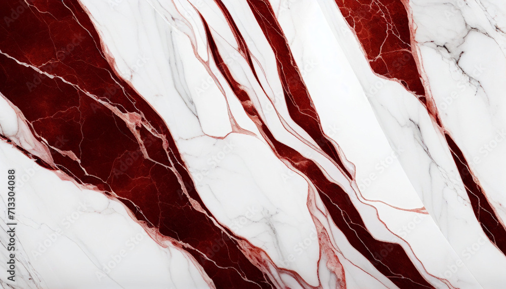 Red texture, White marble with red veins surface abstract background ...
