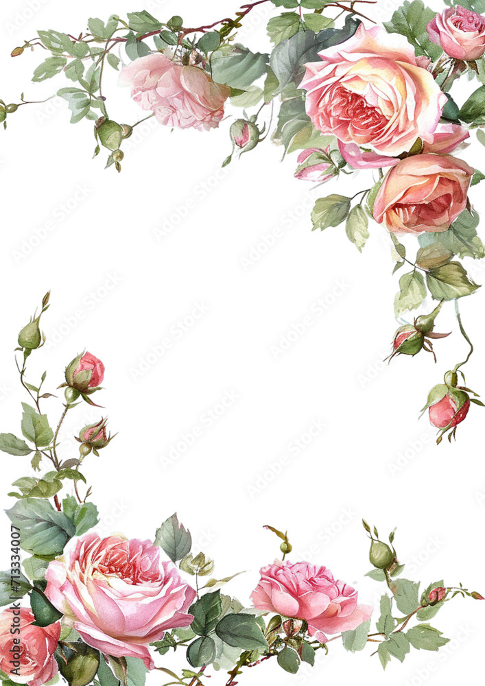 Water Color Pastel Flower and bloom, Wedding decorative perfect ...