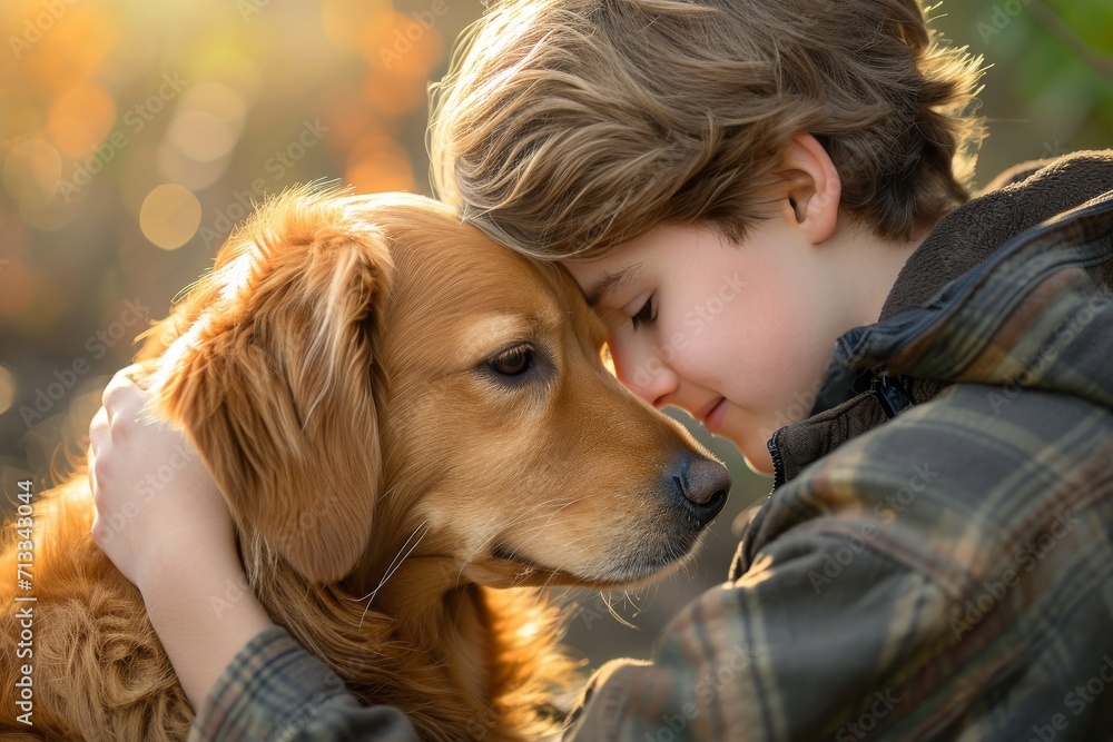 Special Bond Between Teenage Boy And Adopted Dog Flourishes In The ...
